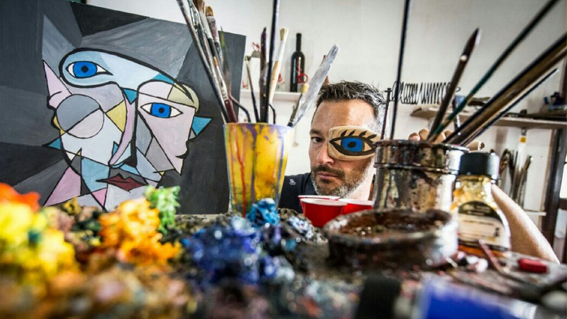 Juan Cardoso muestra su Evolución de pintura en Maspalomas ...