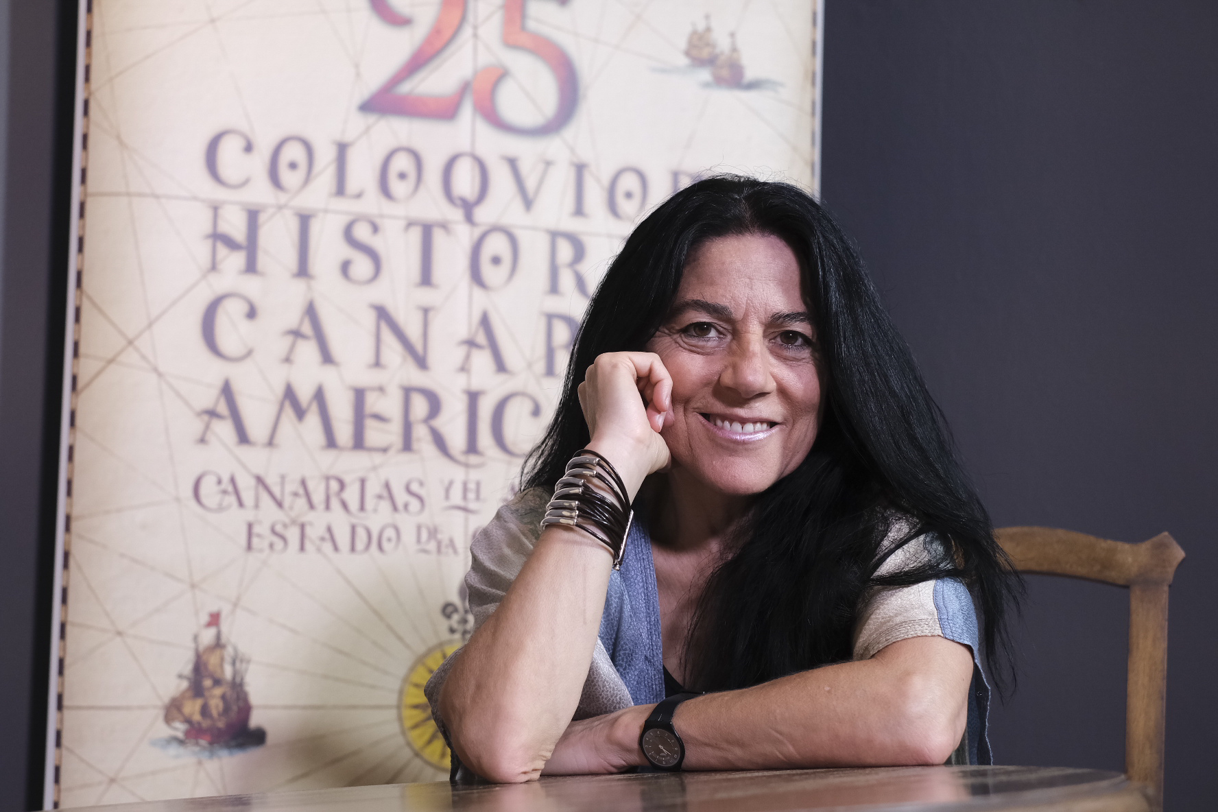 La escritora argen-mex Sandra Lorenzo visita la Casa-Museo Pérez Galdós ...