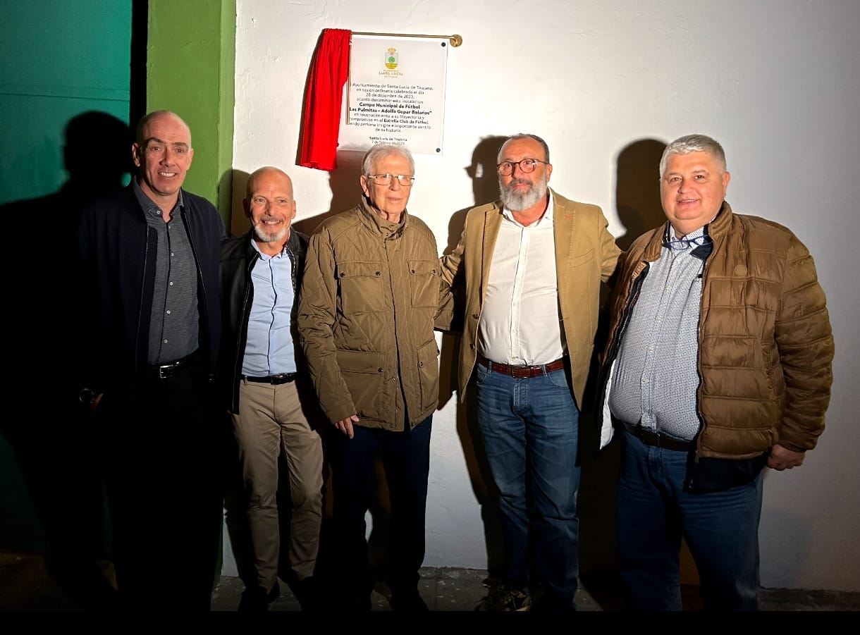 Santa Lucía homenajea la trayectoria de Adolfo Gopar añadiendo su ...